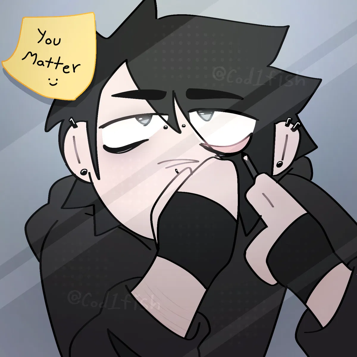 Razor !! / Satire emo Eddsworld oc.