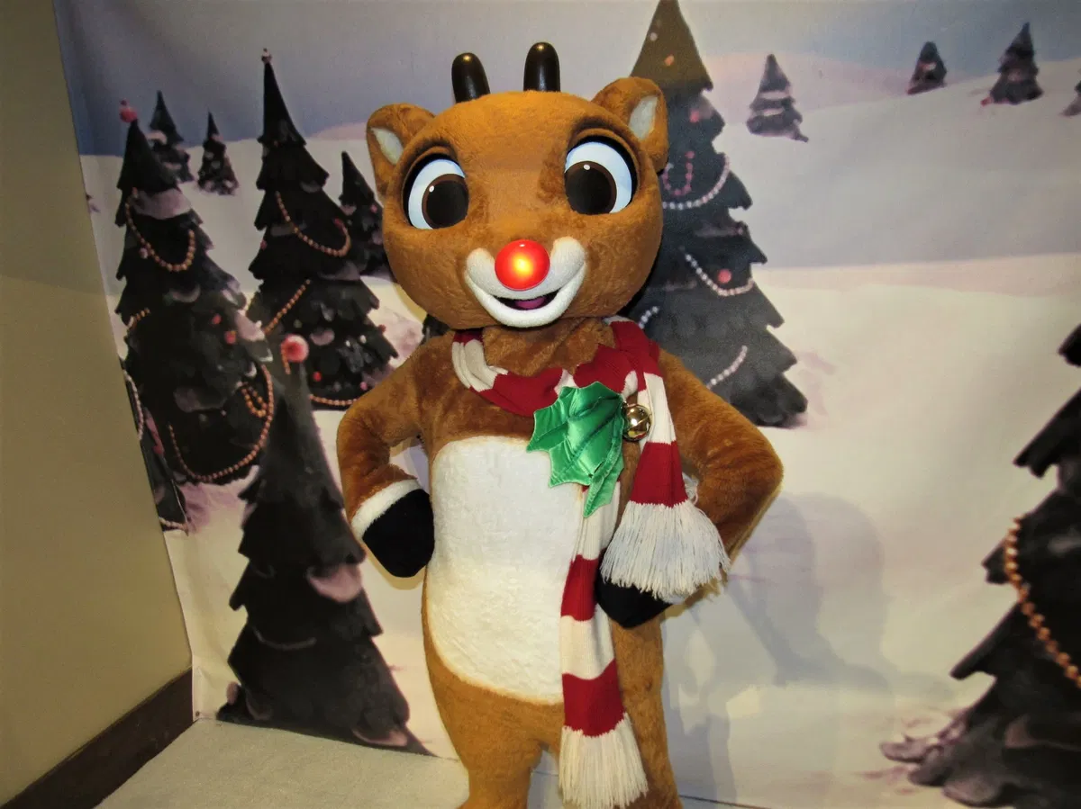 Rudolph the Red Nosed Reindeer Mascot Costume