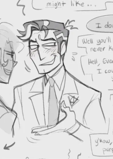 Vincent Whittman \\ Hazbin Hotel (Human AU)