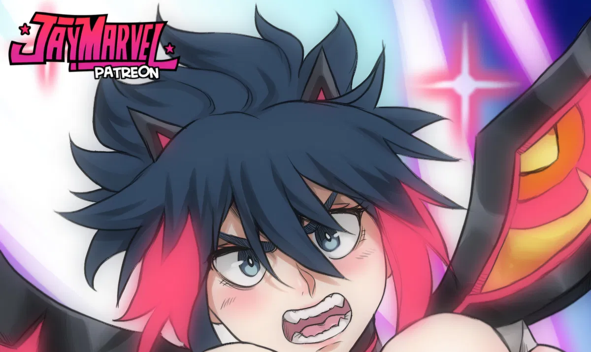 Ryuko Matoi, Satsuki Kiryuin and Ragyo Kiryuin