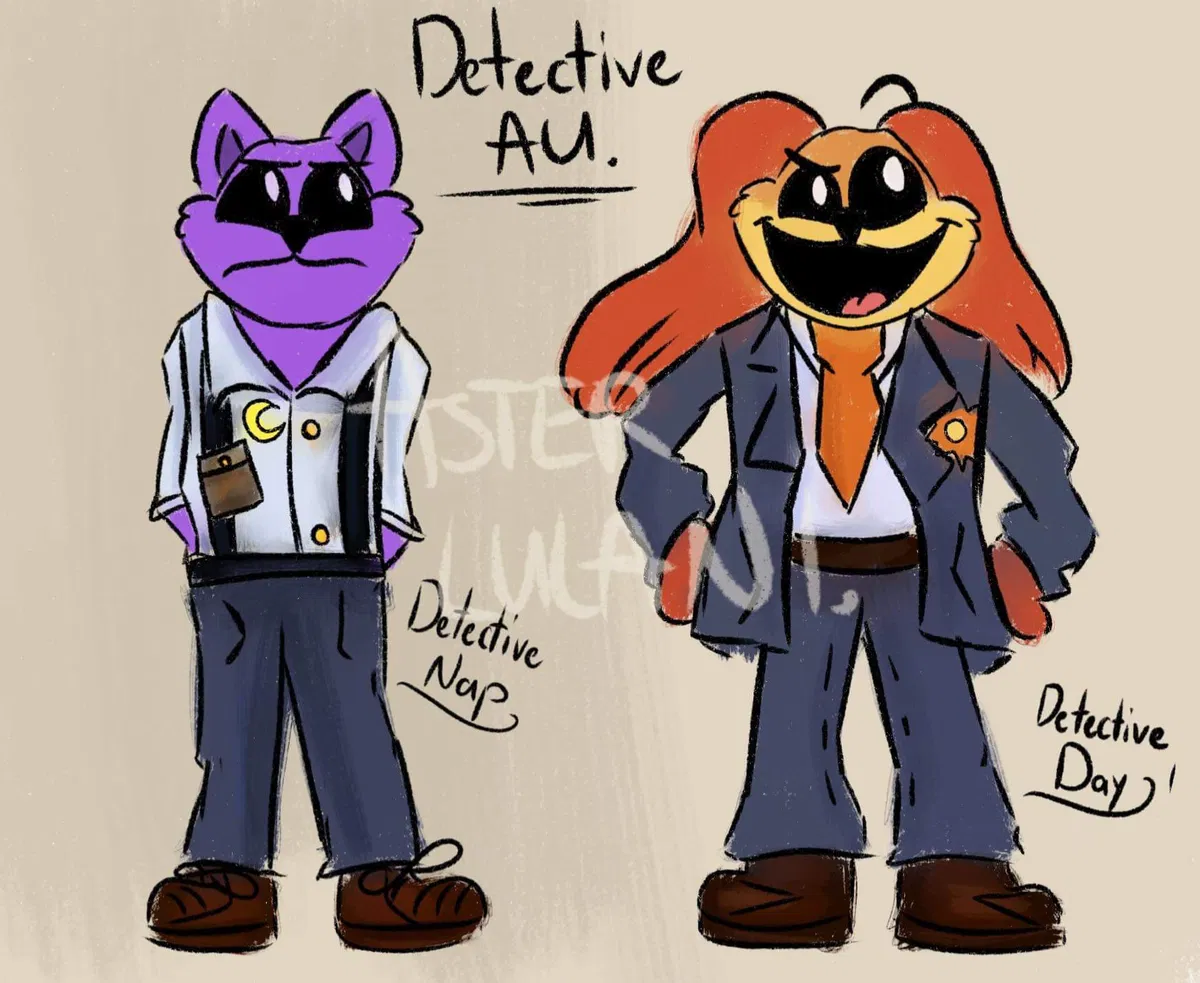 Smiling critters nightmare critters frowning critters and daydream critters