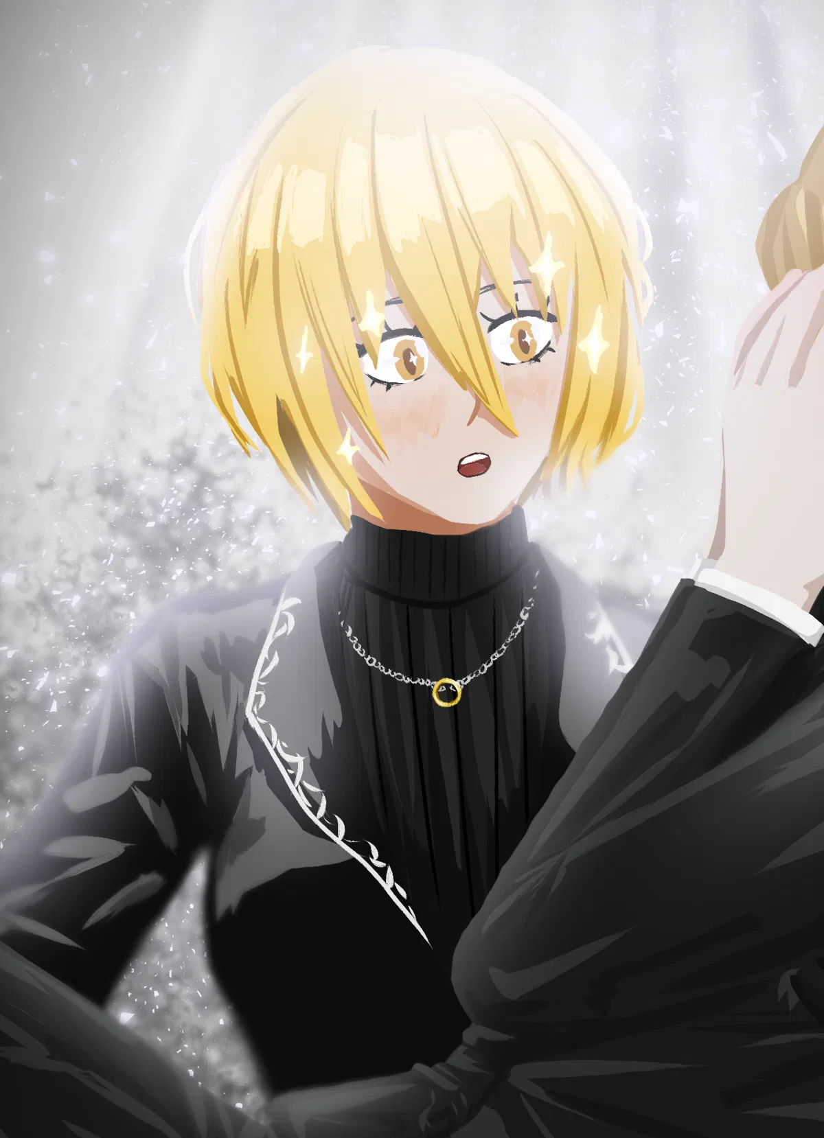 Don Quixote - Trying to tell your coworker that you broke something of hers