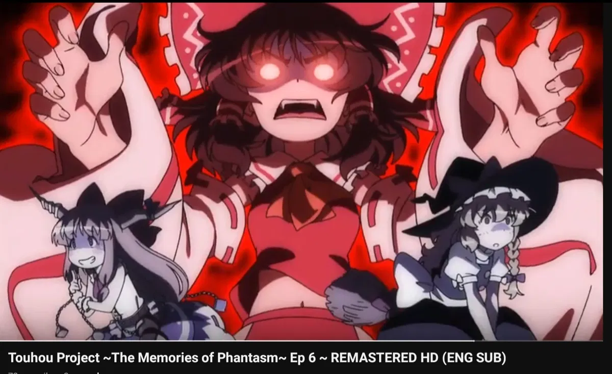 🚫Touhou memory of phantasm without my oc ep 6 (Hakurei Shrine scene ...