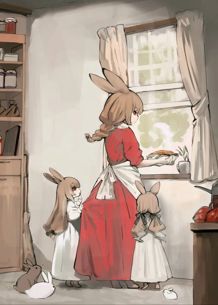 Bunny mom - Lucy