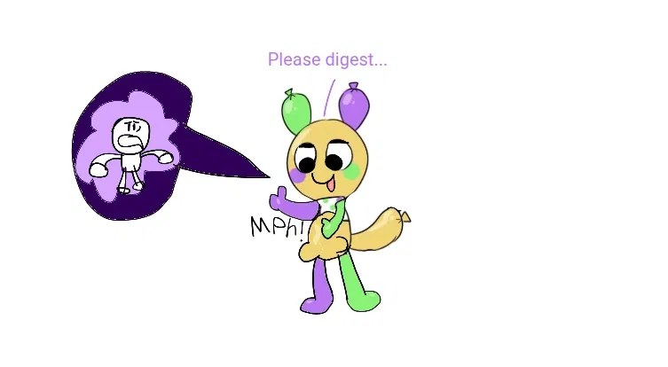 Looey (dandy's world vore)