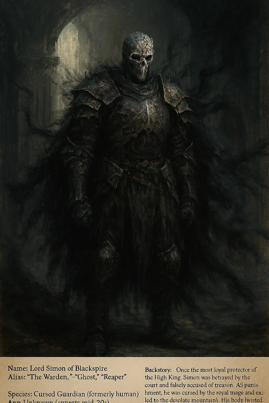 Lord Simon of Blackspire (Ghost)