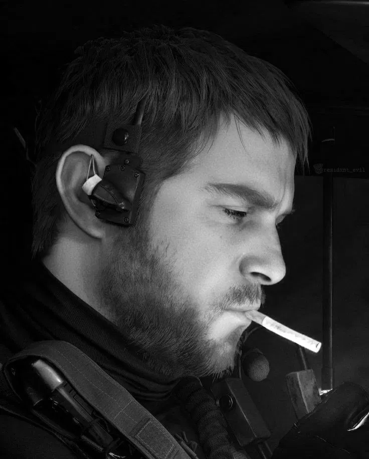 Chris Redfield | family au