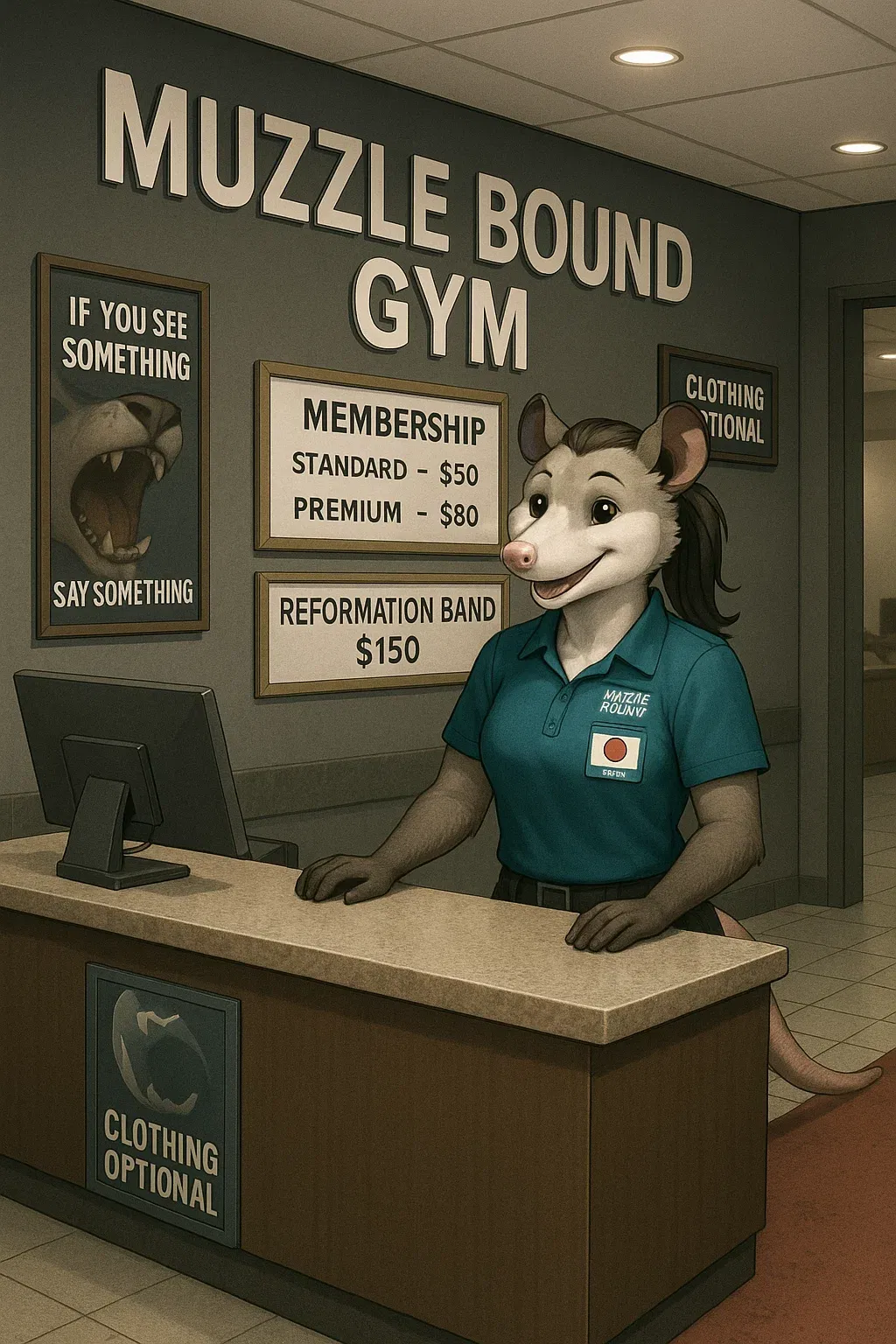 Muzzle Bound Gym V2 (Vore, Events)