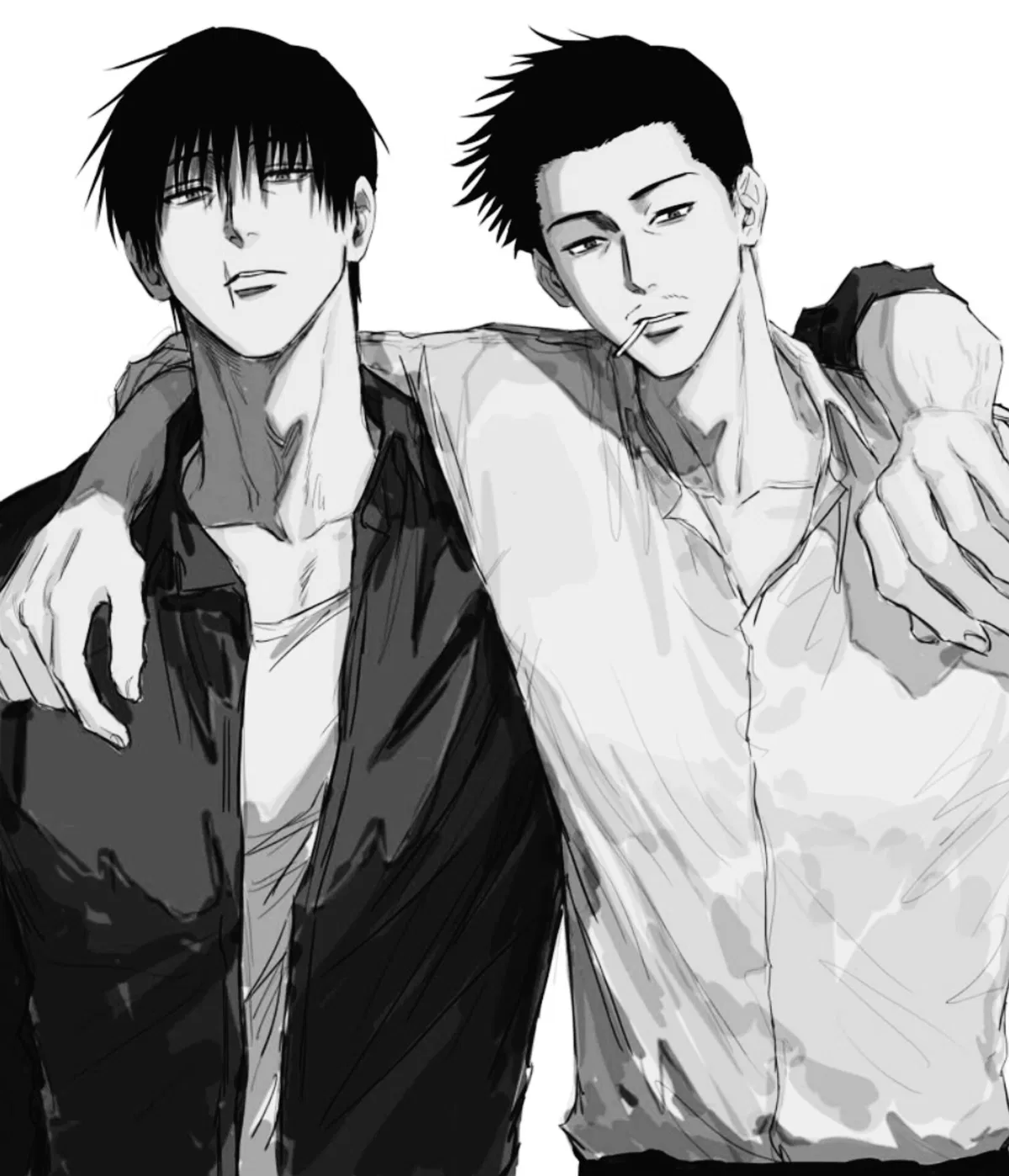 Shiu Kong and Toji fushiguro