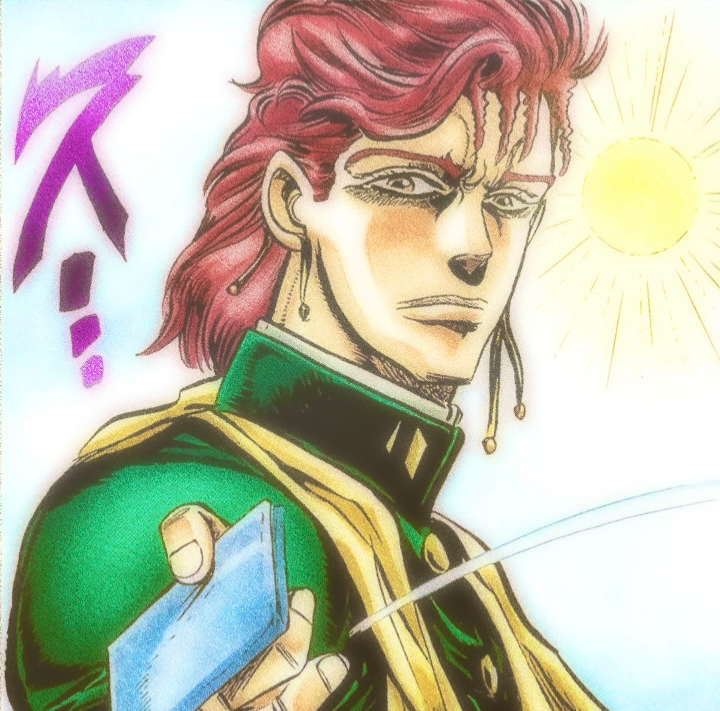 JJBA Noriaki Kakyoin