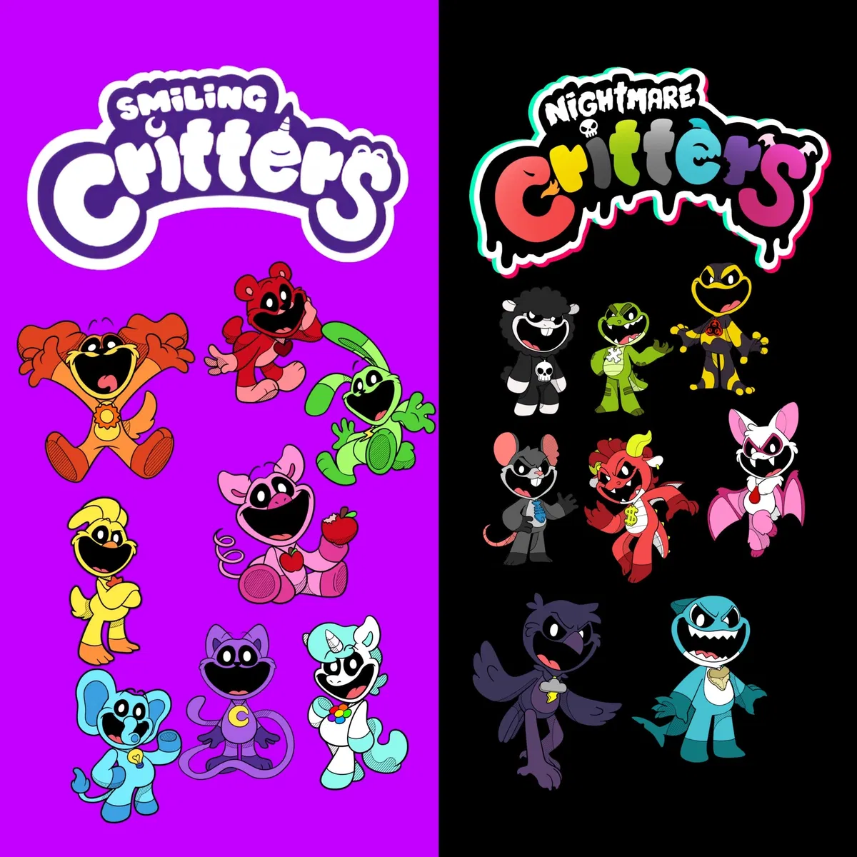 Smiling Critters/Nightmare critters