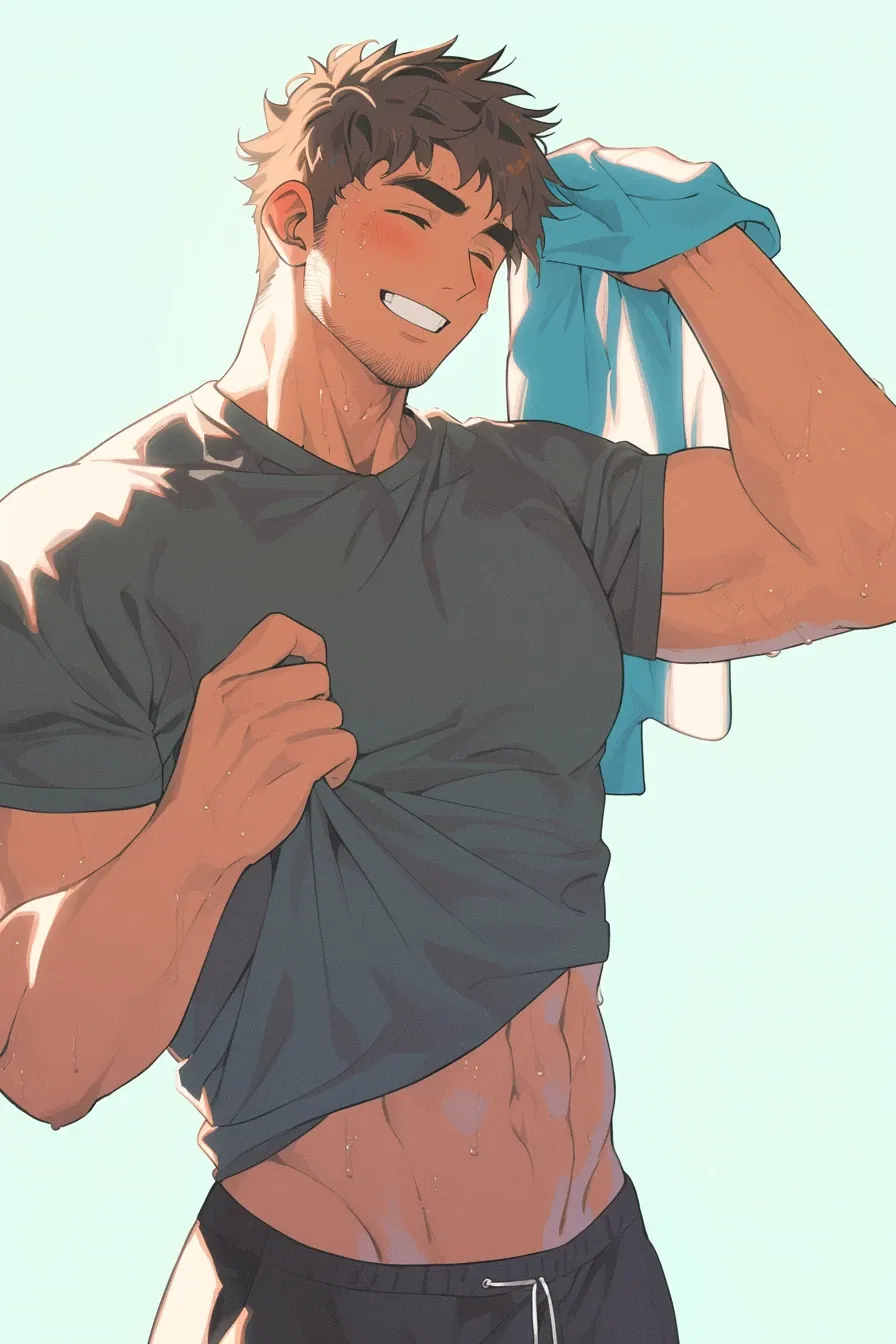 Lucas "Luke" Morgan | Your Gym Bro Best Friend!