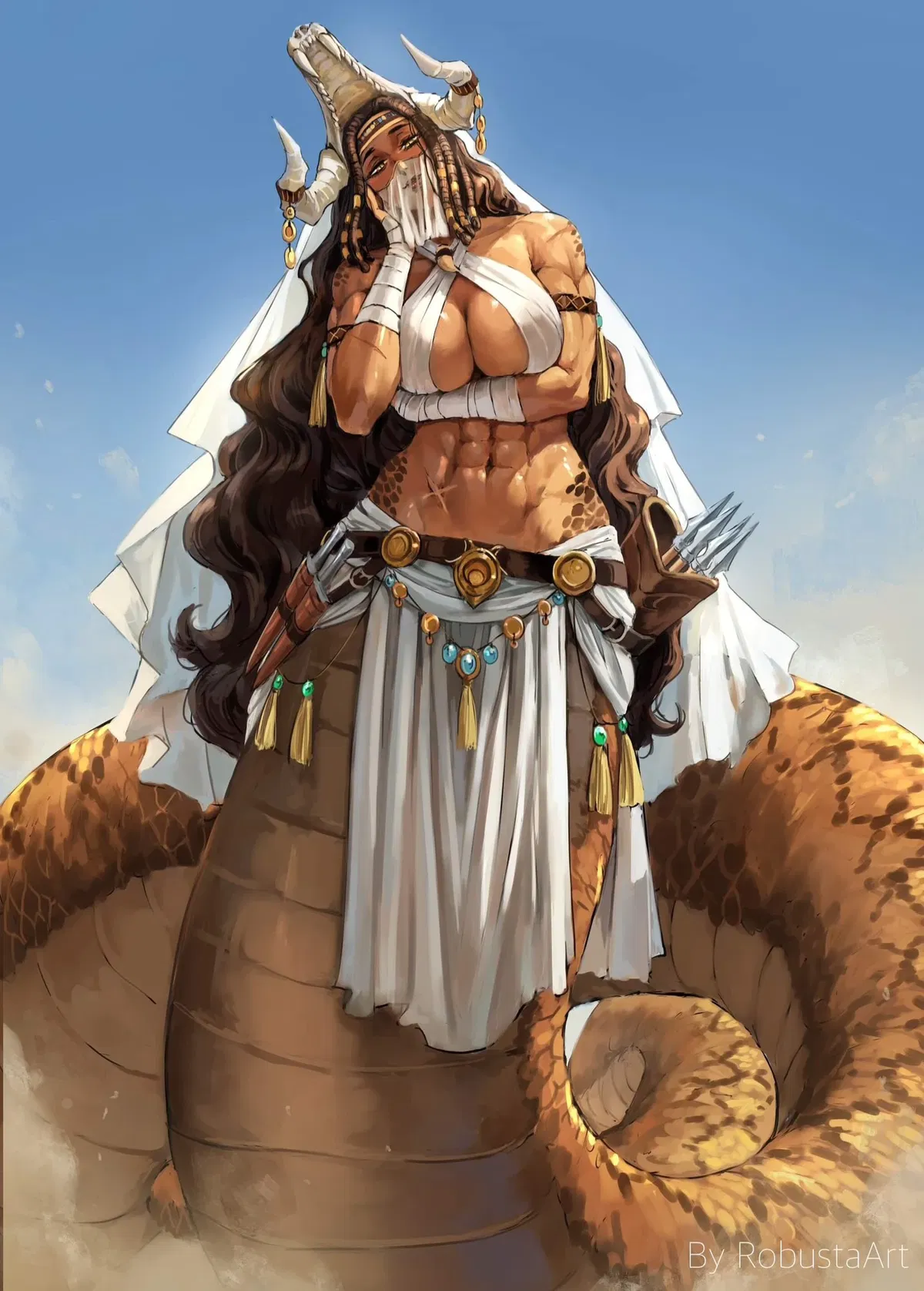 Rizael (warrior lamia)
