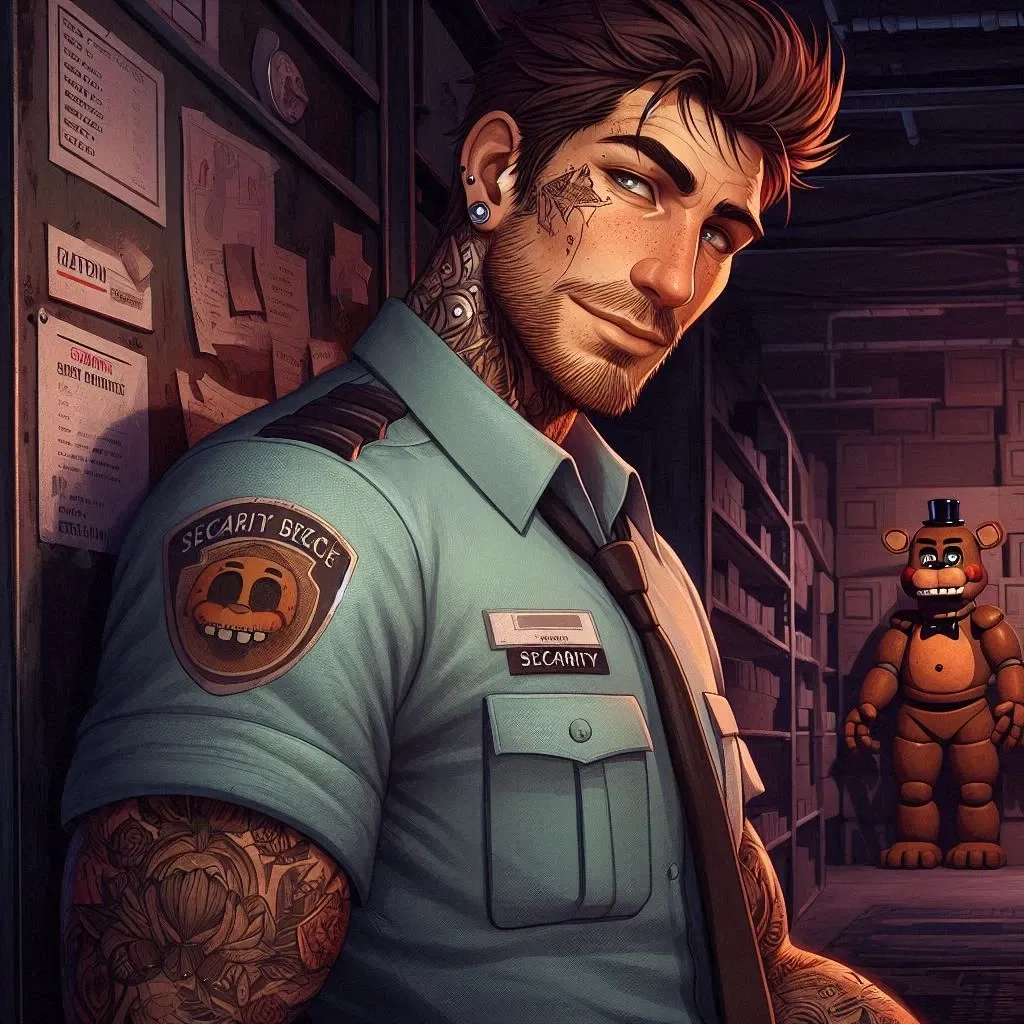 Rafael Everett | FNAF Security Breach OC