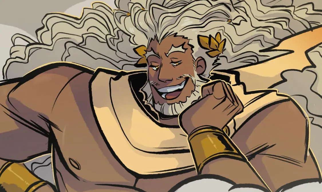 Chat with Zeus ( art by Nealillustator)