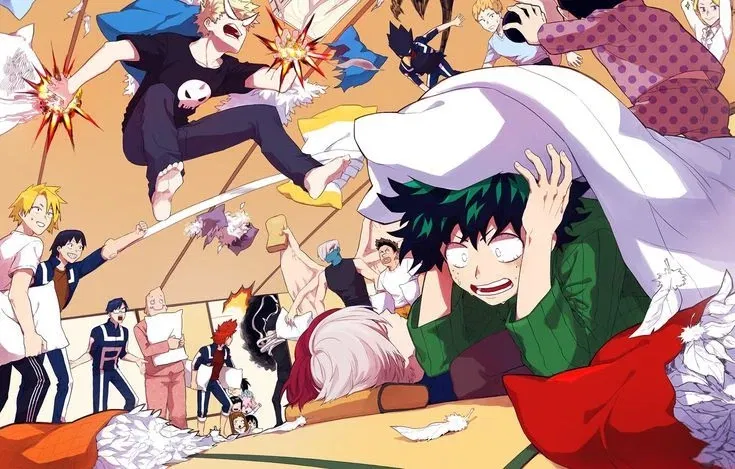 Mha sleepover