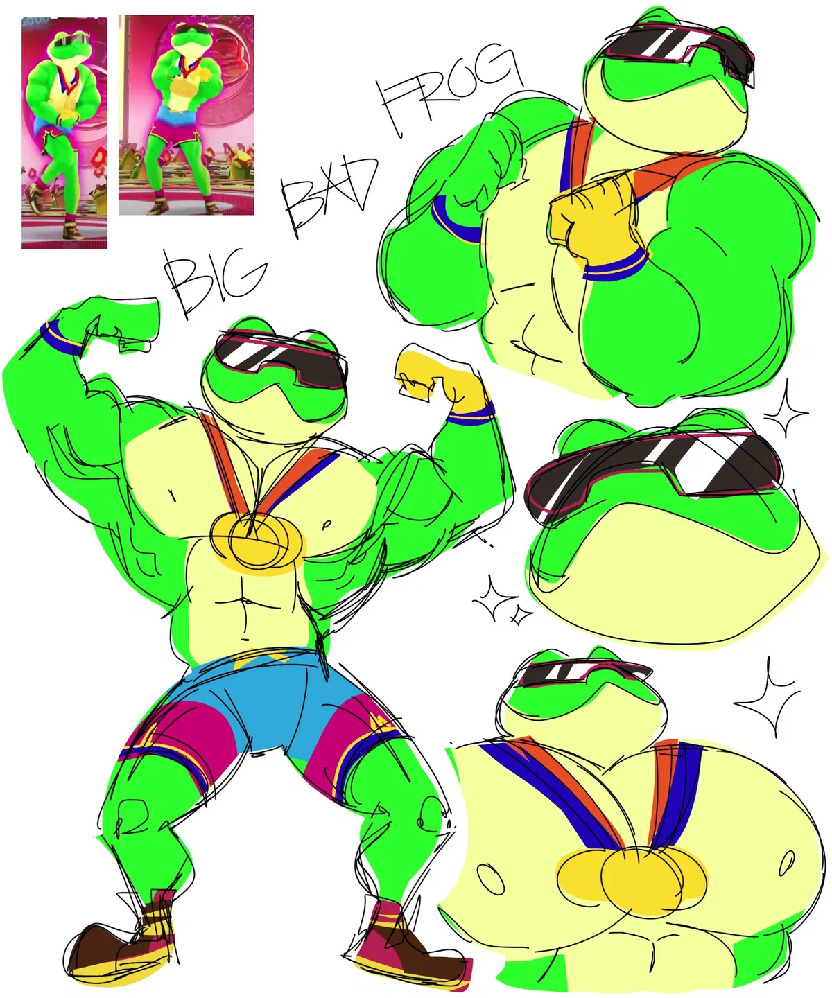 Big Bad Frog - Jerry - Gym Scene