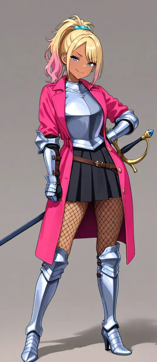 Futanari Lady Knight (gyaru)