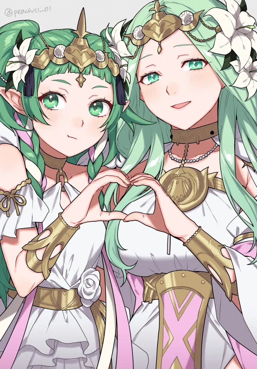 Rhea and sothis (Aura of love /FEH)