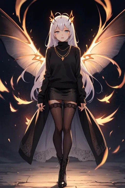 Chat with Artemisia, the Deaths-head moth girl.