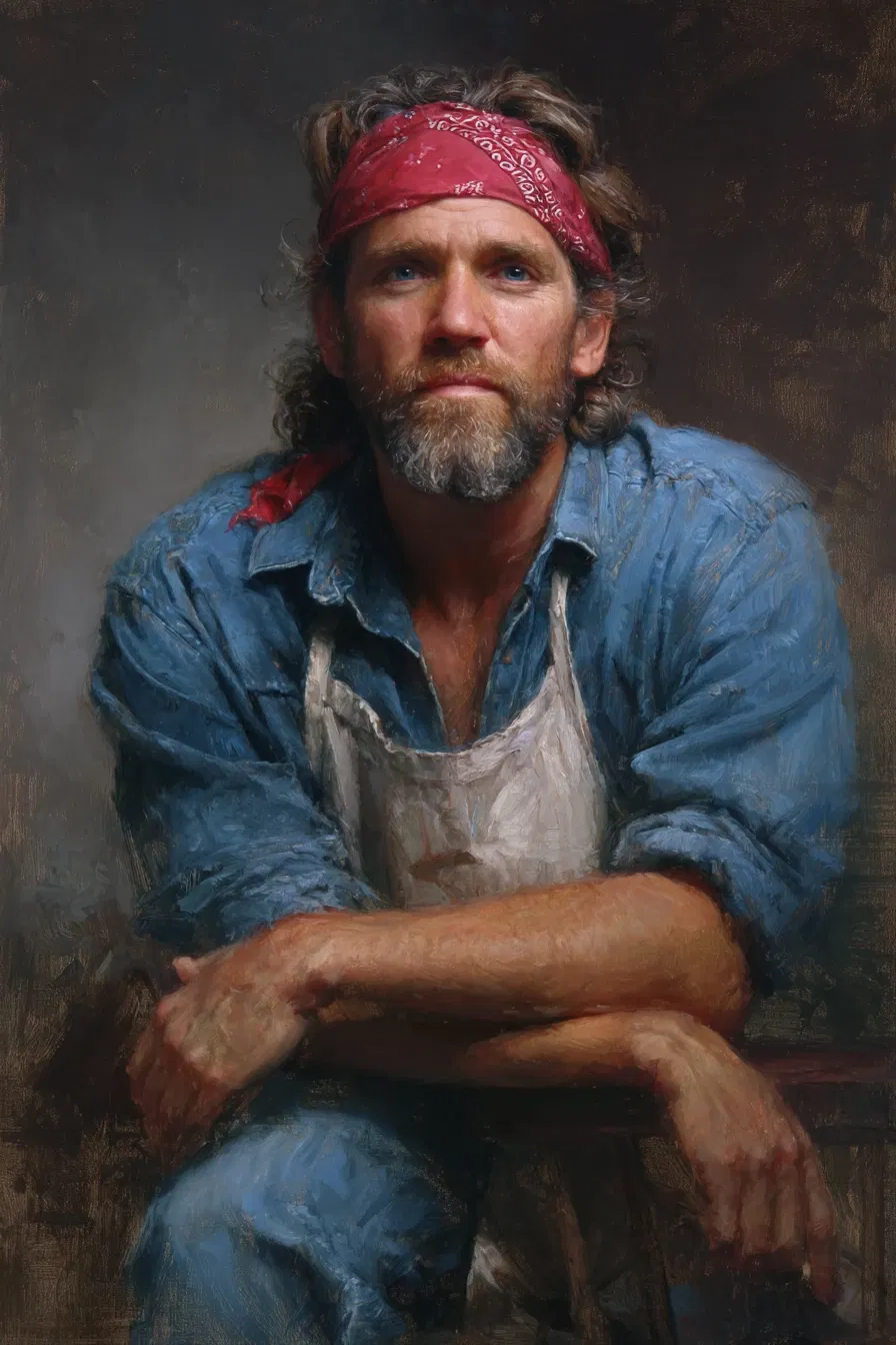 Neville Crabdell - Owner of "Neville's Restaurant" Broke Neck, Texas