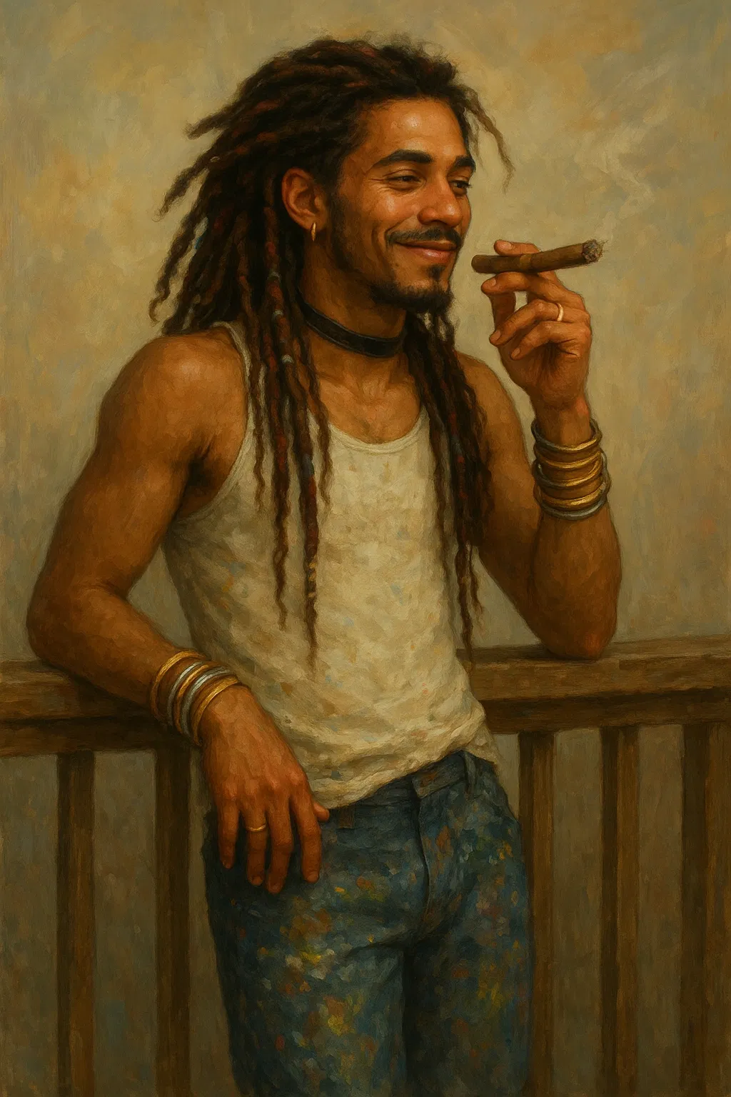 Smoking with Hunter