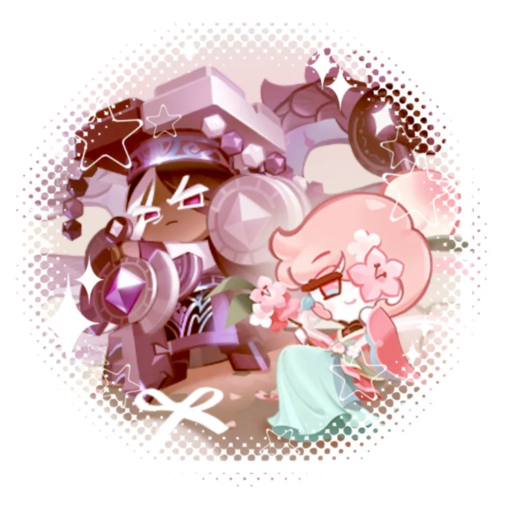 ⋆+‧+☽ Dark Cacao & Peach Blossom ☾+‧+⋆ Cookie Run Kingdom ⋆ ̊☆˖° CRK