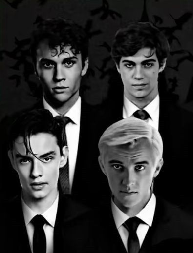Mattheo Riddle, Draco Malfoy, Theodore Nott, Lorenzo Berkshire