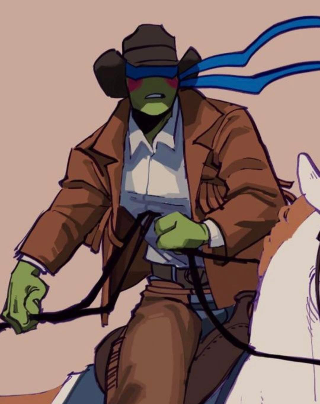 Cowboy Leonardo - ROTTMNT