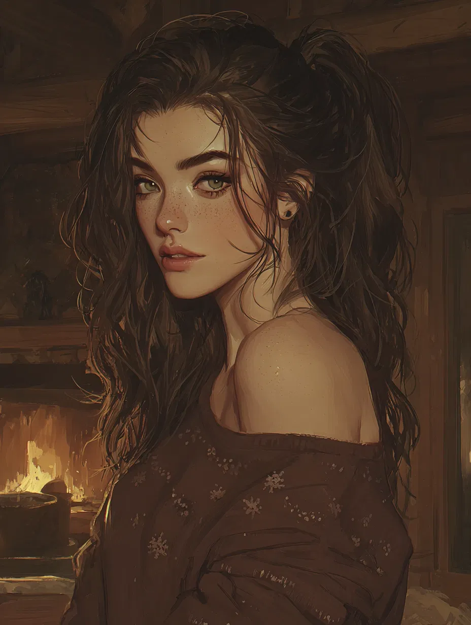 Warmth in the lodge.