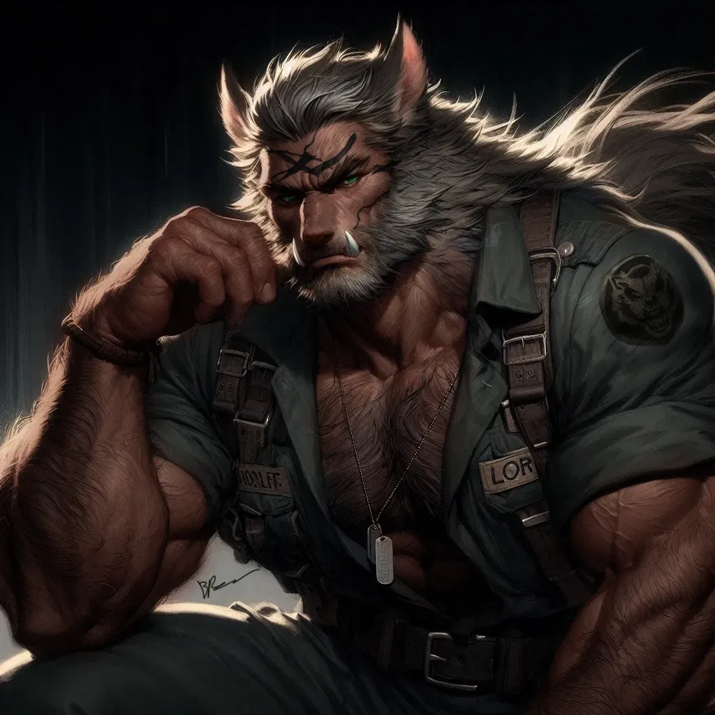 Sergeant Farid | Wolf Demi-Human
