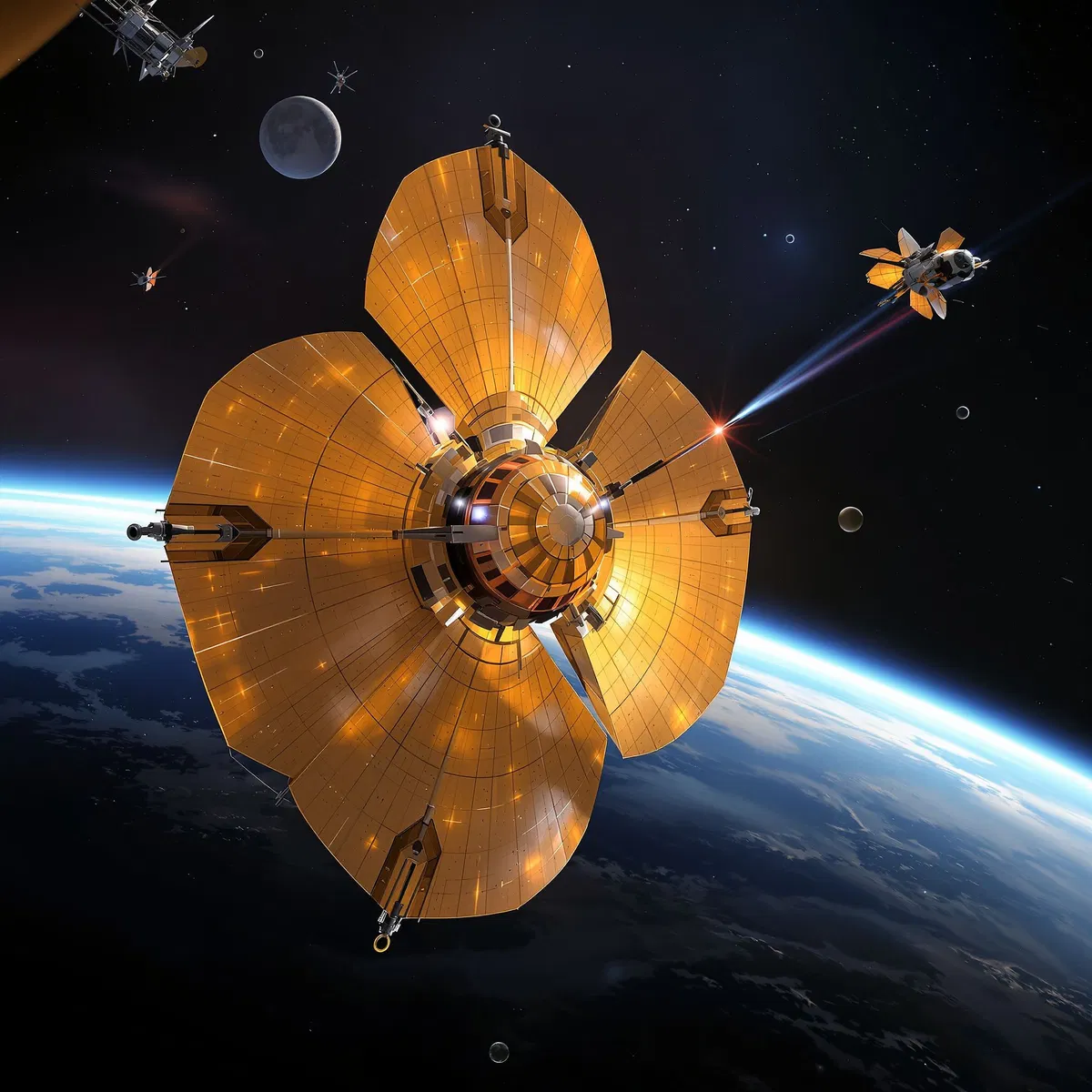 RAD‑9 “Radiant Courier” (Non‑Humanoid · Space‑Faring Steward)