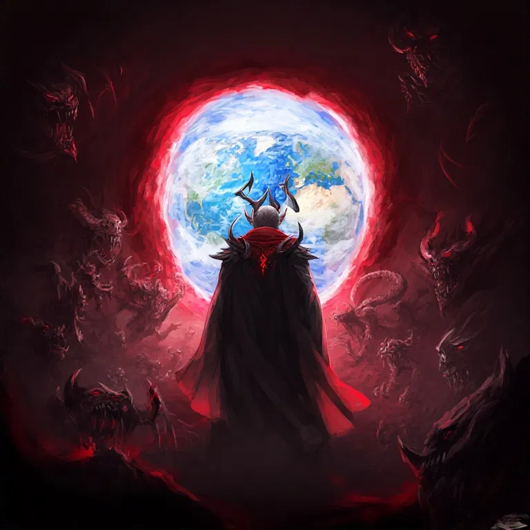 you, as the demon ruler finally have a portal to earth
