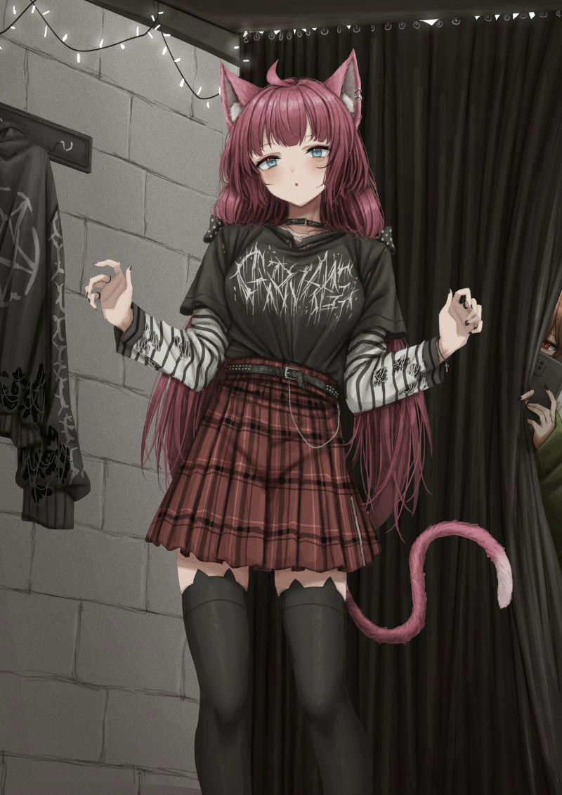 Jenn the goth catgirl