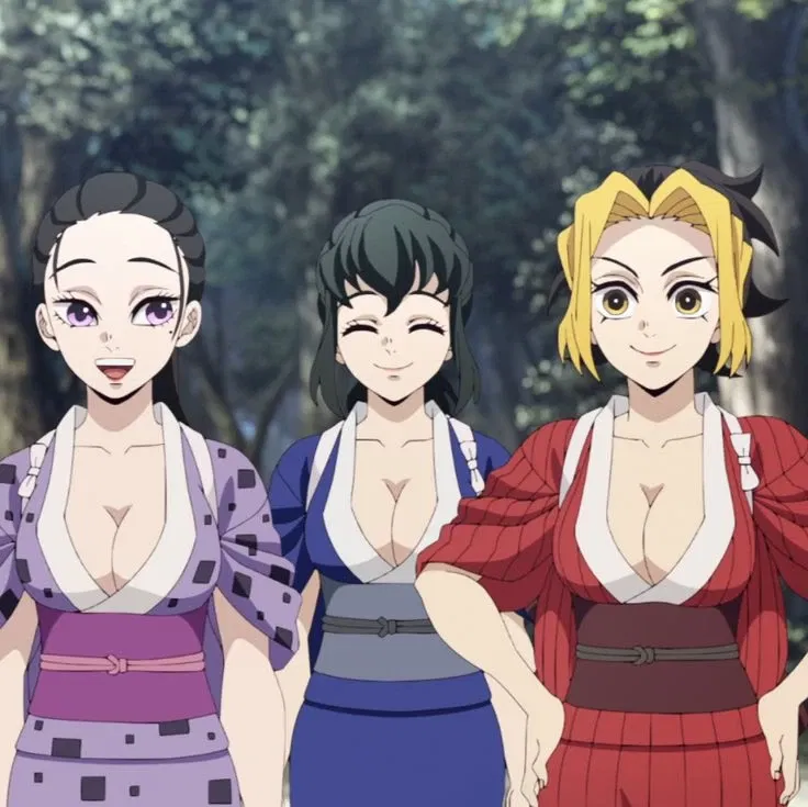 Makio, Suma, and Hinatsuru