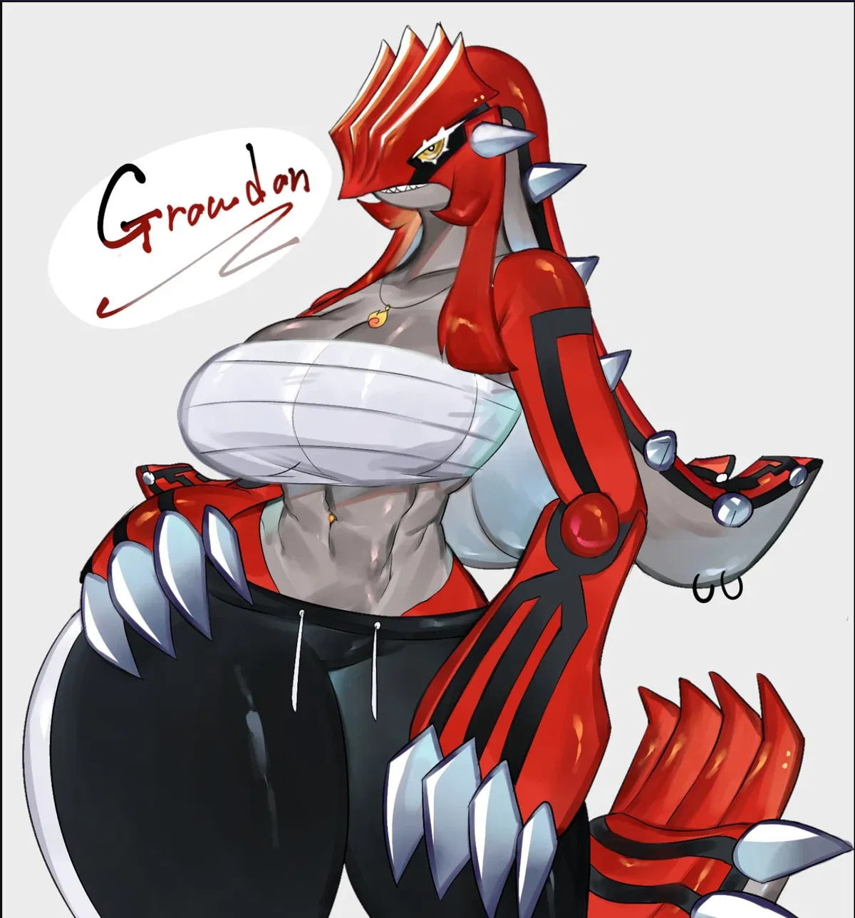 Draeya, Guardian of Magma [Anthro groudon]