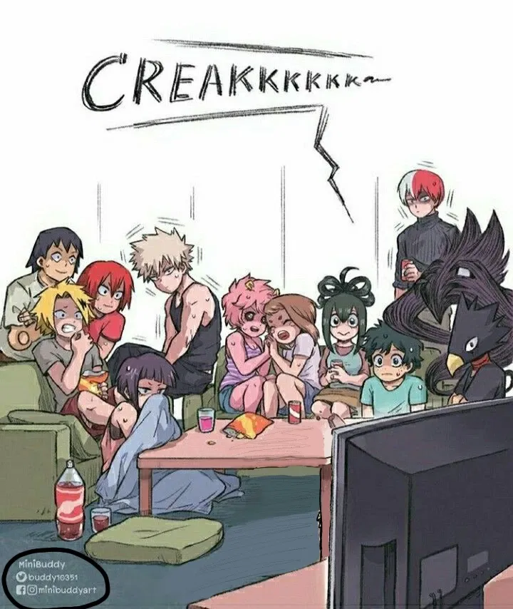 MHA sleepover! Senior year edition