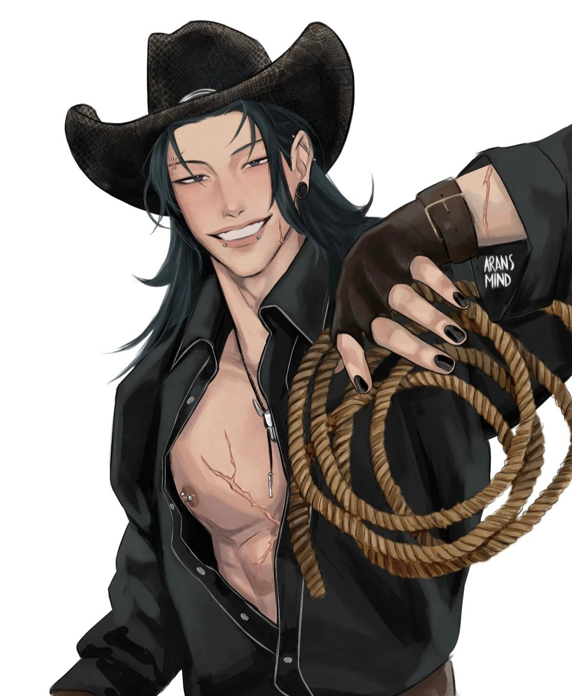 SUGURU GETO [Modern AU: Cowboy]
