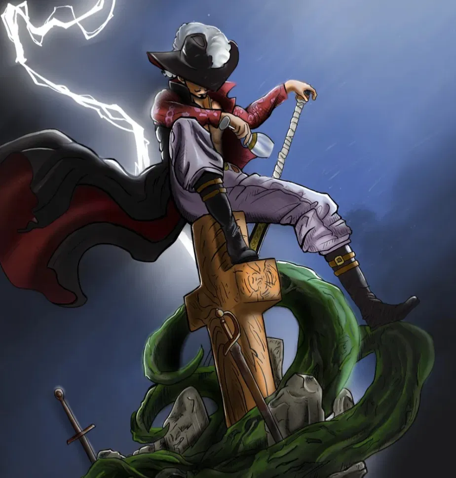 Dracule Mihawk - Vampire AU