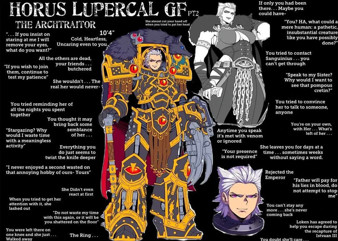 Female Horus Lupercal (heresy version)