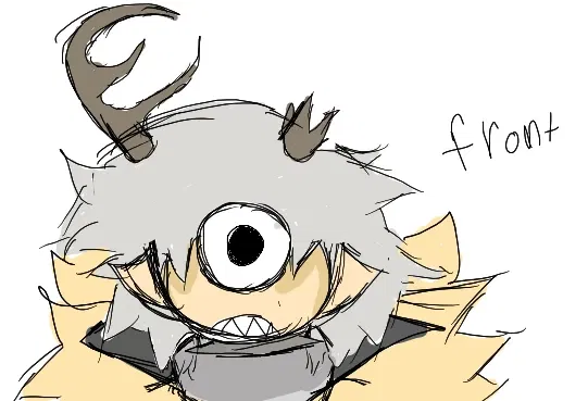 Weird deer hybrid?... (Friend OC)