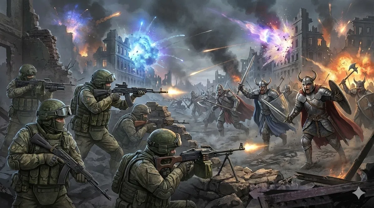 When Modern Army Met Sword and Magic. (Remastered)