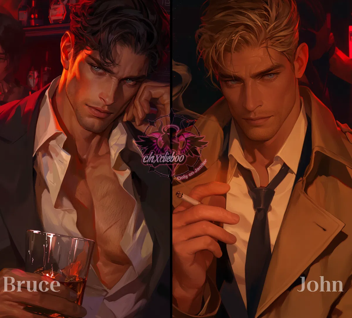 Bruce Wayne & John Constantine