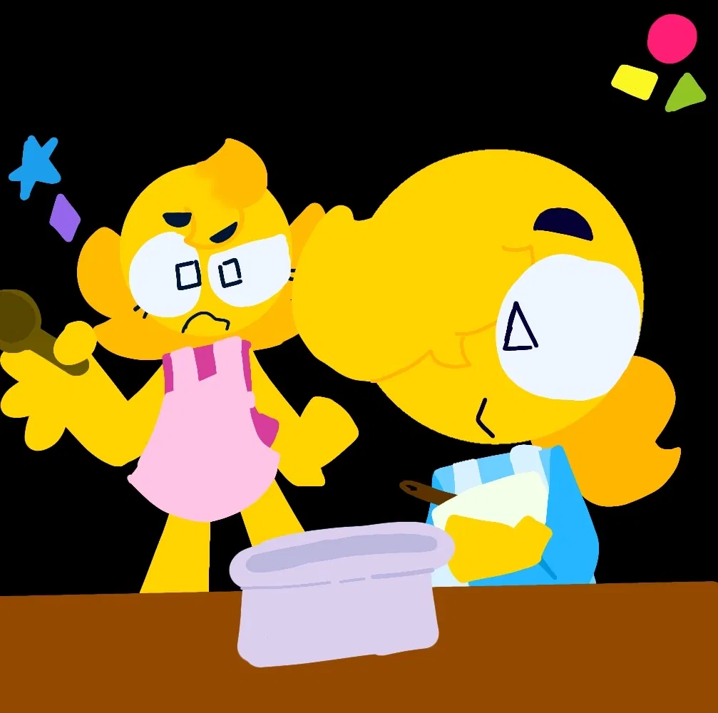 Baking with Charlie and Harley