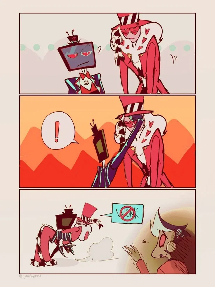 Hazbin Hotel - Vox and Valentino