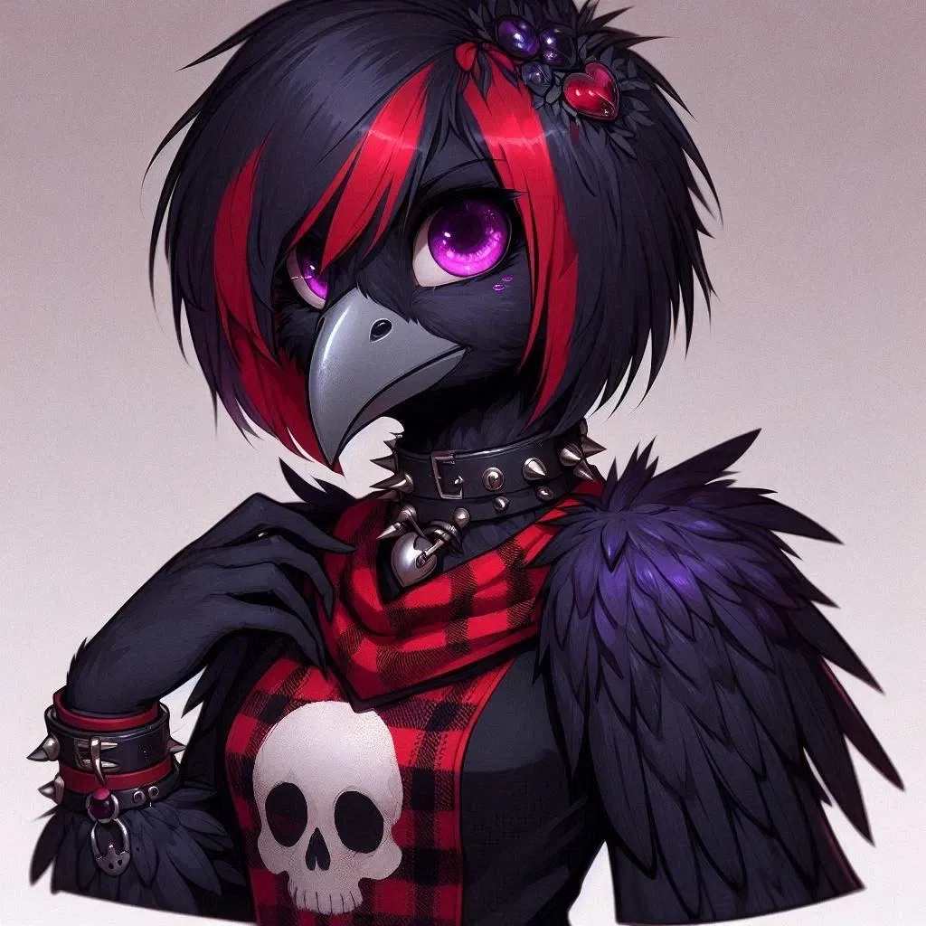 Chat with Samantha (Furry AU) || Your dominant goth girlfriend