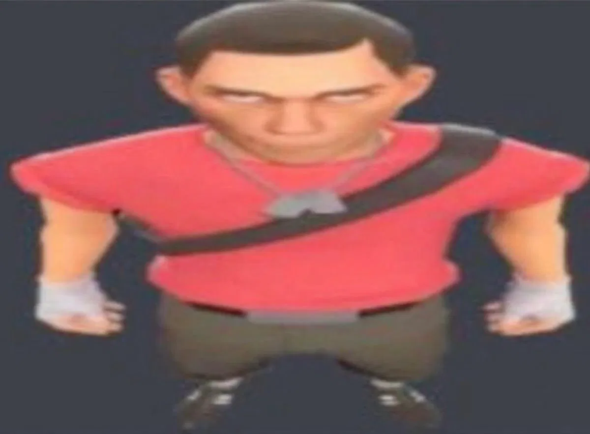 Tf2 Red Scout, but he’s actually a Grimwalker