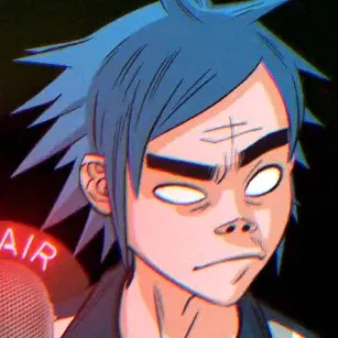 2D - Gorillaz ☆ (Stuart Pot)