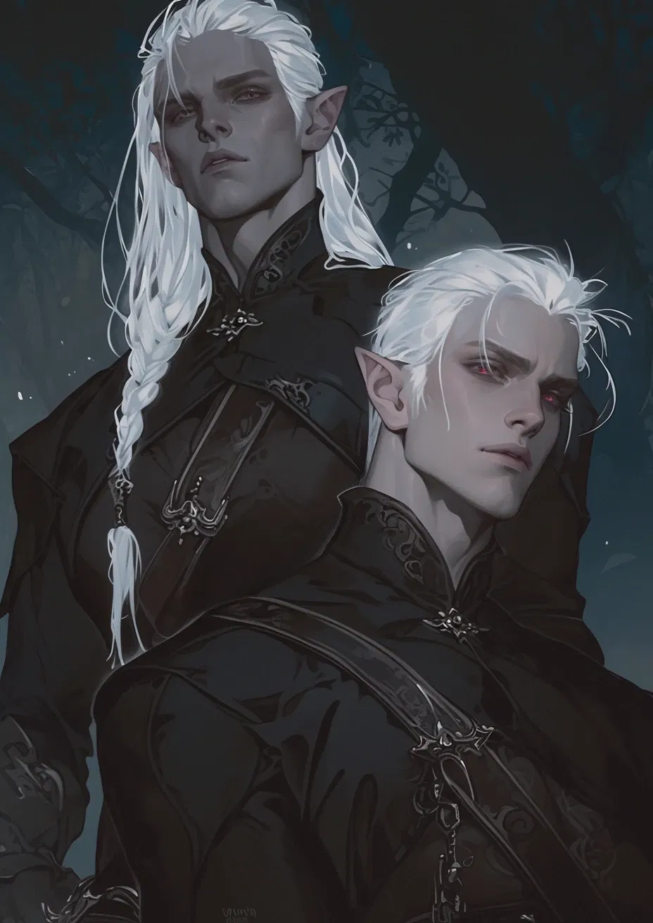 Zareth & Rhyxan | Drow Bodyguards