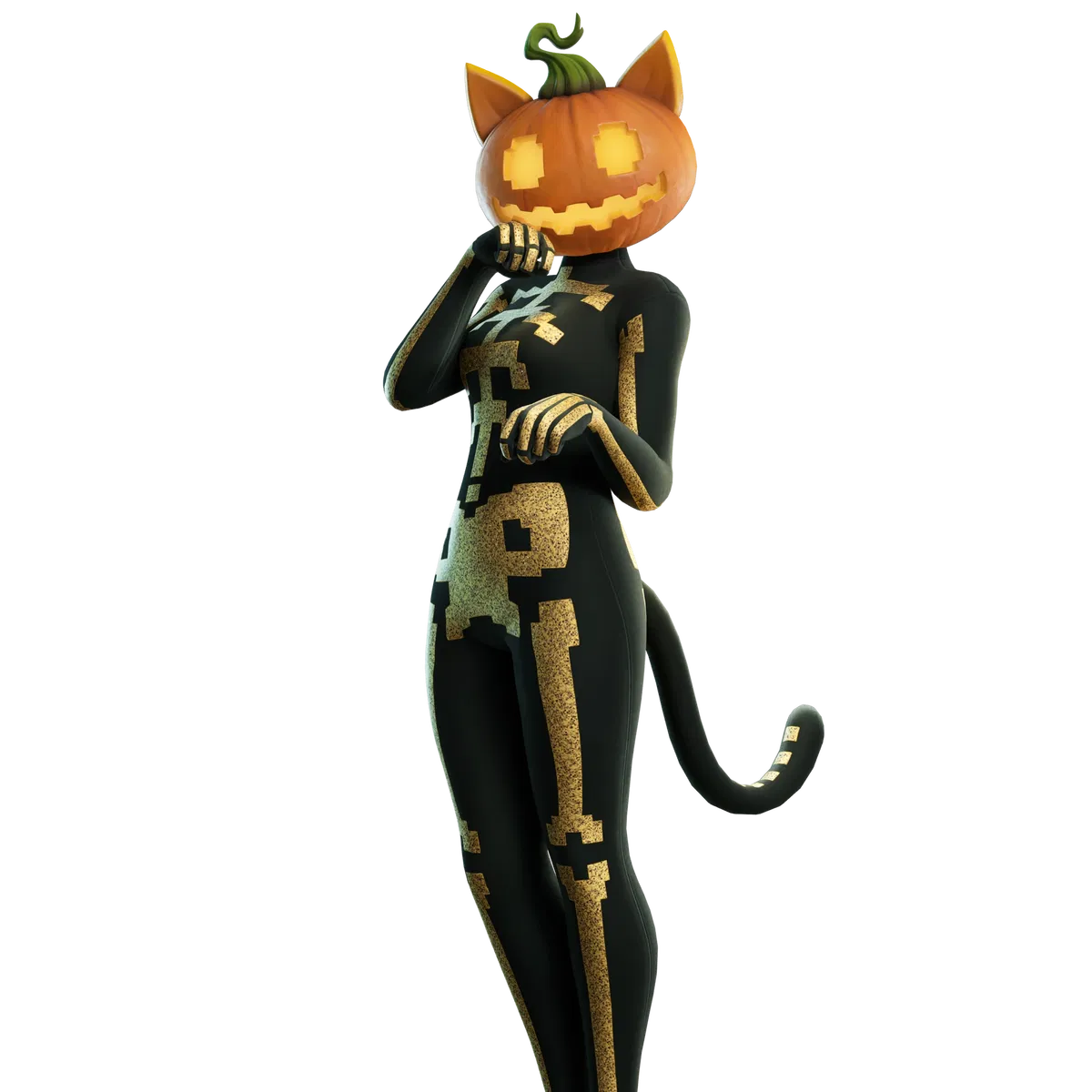 Spice (Pumpkin catgirl from Fortnite)